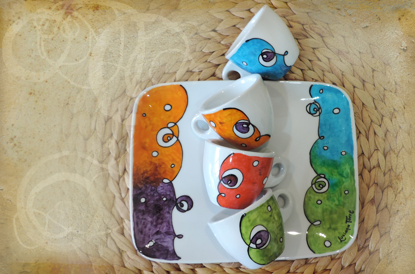 tutorial ceramic painting how to paint on ceramic and fixing colours in ...